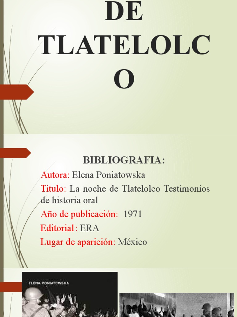 La Noche de Tlatelolco | PDF