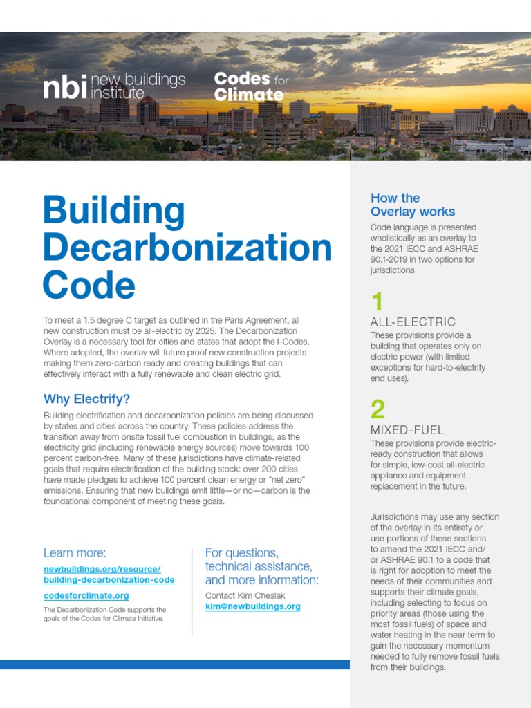 Building Decarbonization Guide | PDF | Water Heating | Electric Vehicle