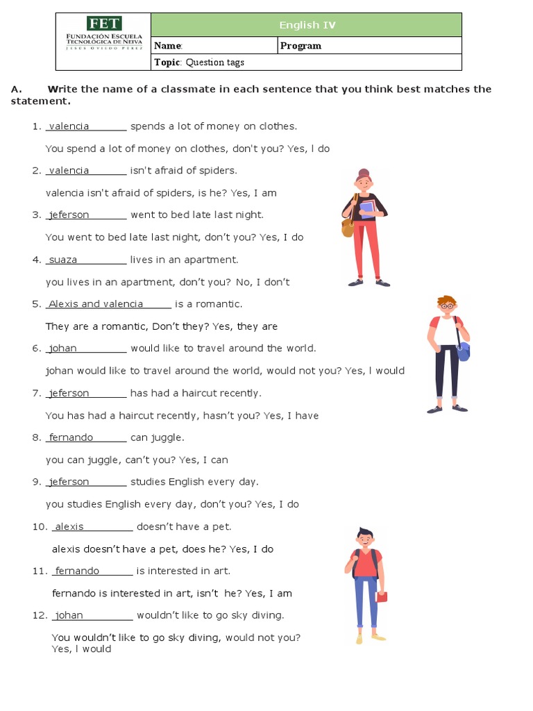 Do You Know Your Classmates | PDF