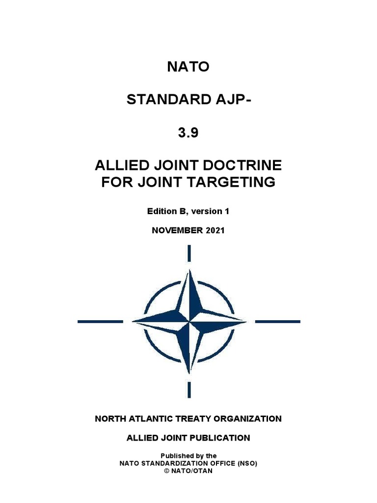 AJP-3.9 EDB V1 E.pdf Targetting | PDF | International Humanitarian Law ...