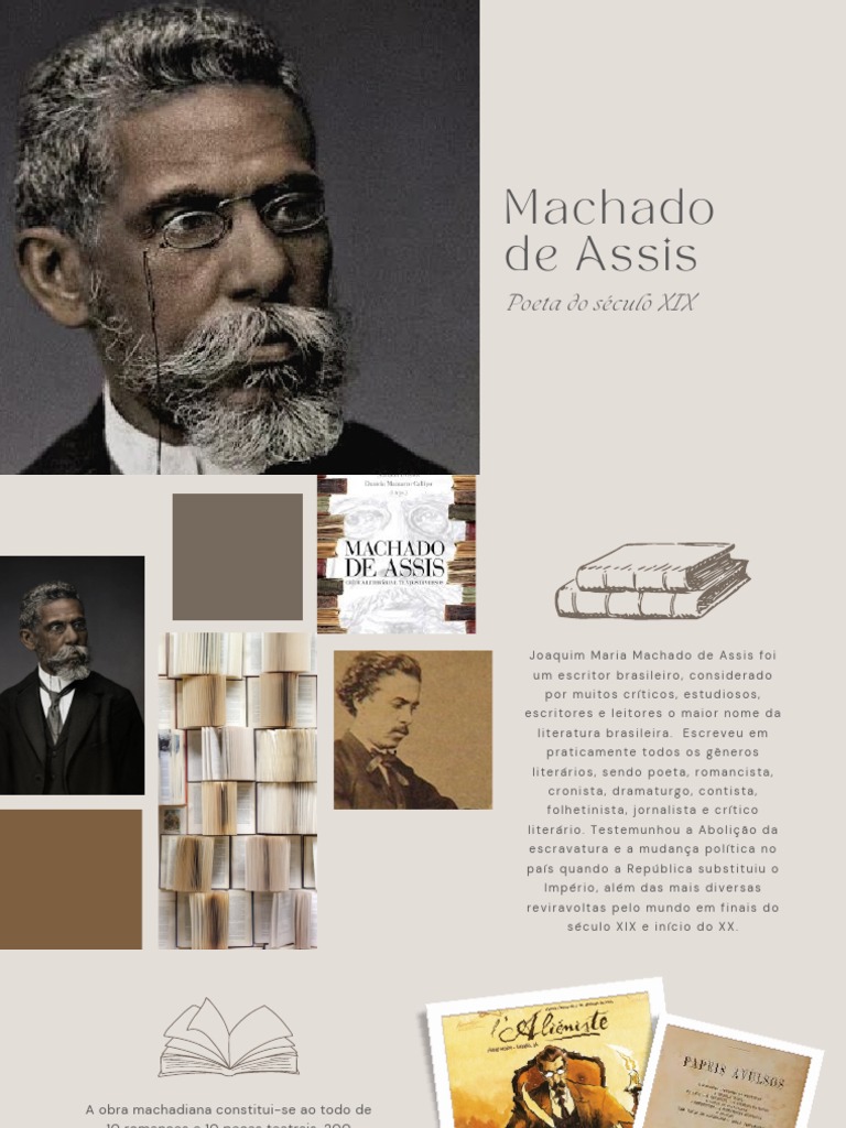 Machado de Assis: Vida e Obras Poéticas | PDF | Contos