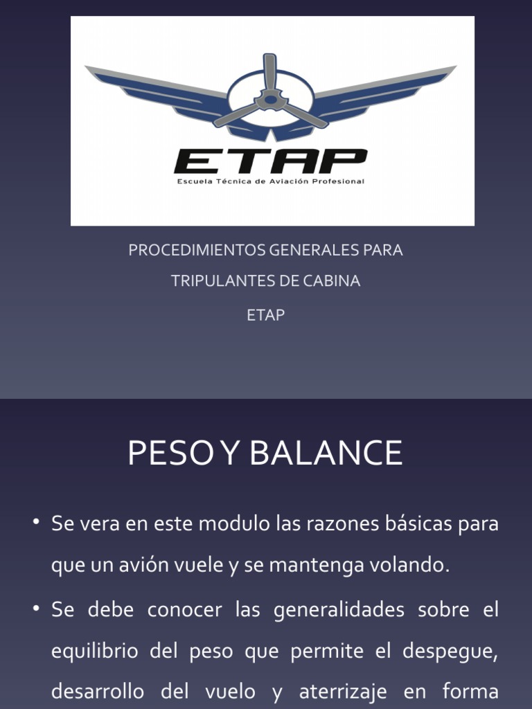Peso y Balance en Aeronaves | PDF | Negocios | Tecnología