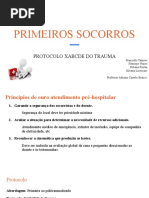 Protocolo XABCDE Do Trauma | PDF | Morte | Sangramento