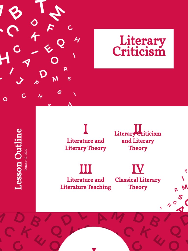 Understanding Literary Criticism & Theory | PDF | Literary Criticism ...