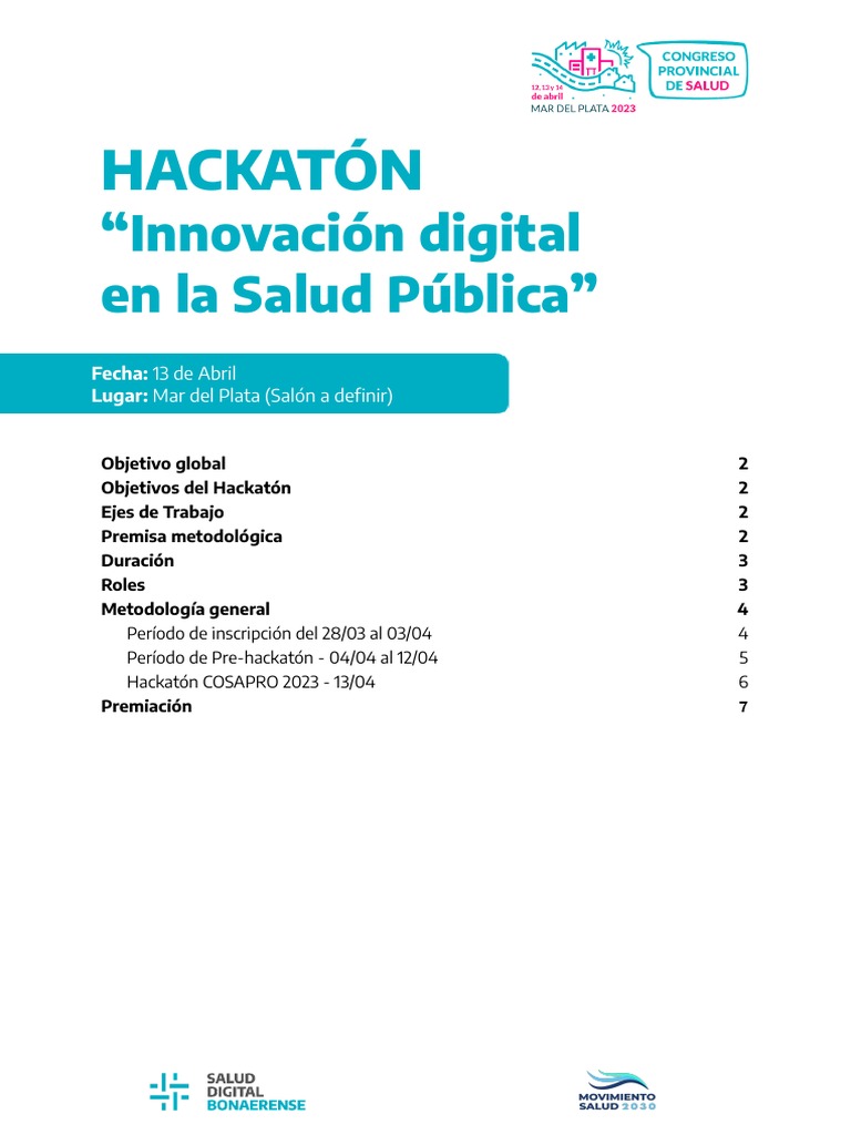 HACKATÓN 2023 Metodología | PDF | Negocios | Informática