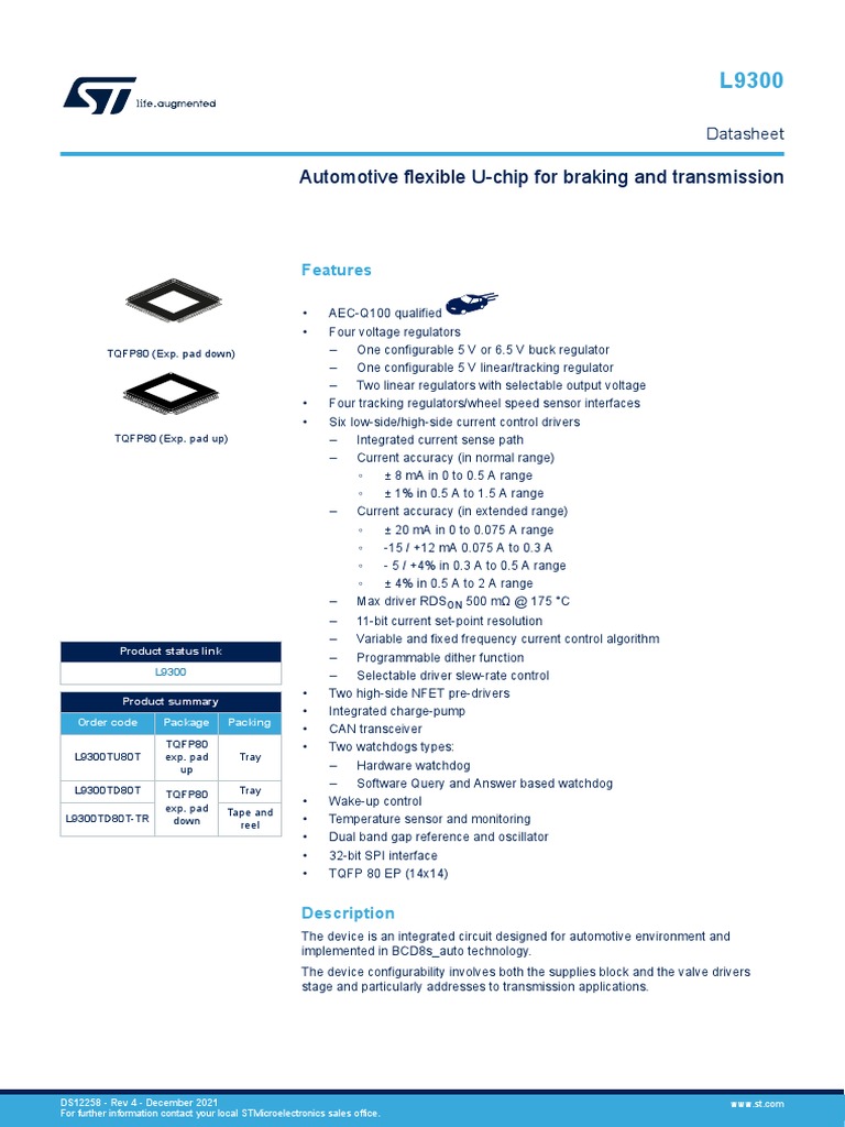 L9300 STMicroelectronics | PDF