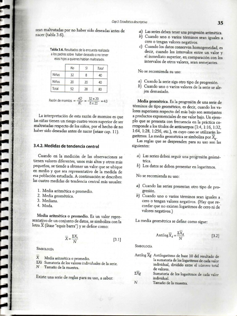 medidas de tendencia central 2 | PDF