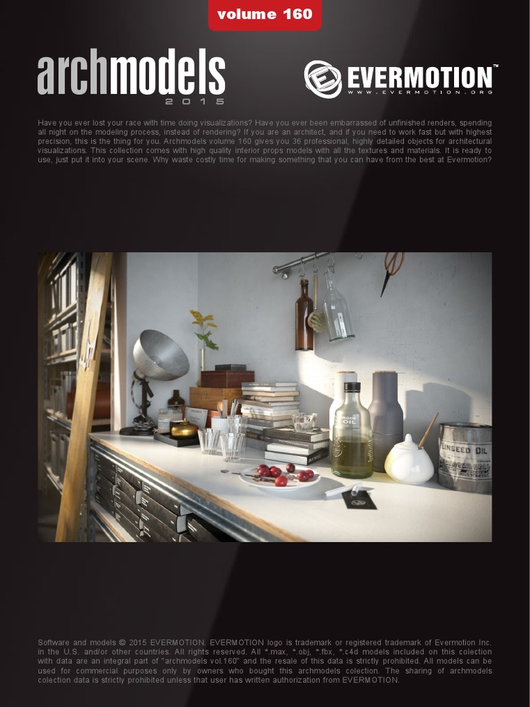 Archmodel Vol.160 - Decoração | PDF | Texture Mapping | Trademark