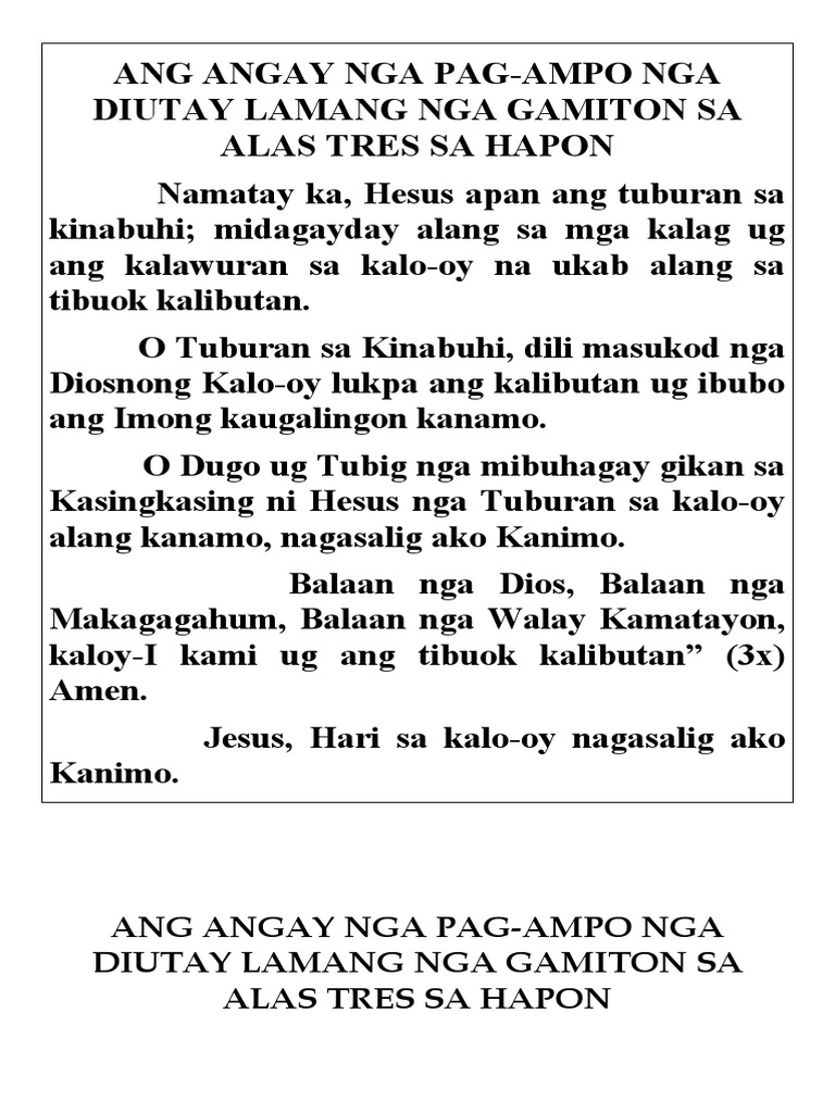 ANG ANGAY NGA PAG | PDF