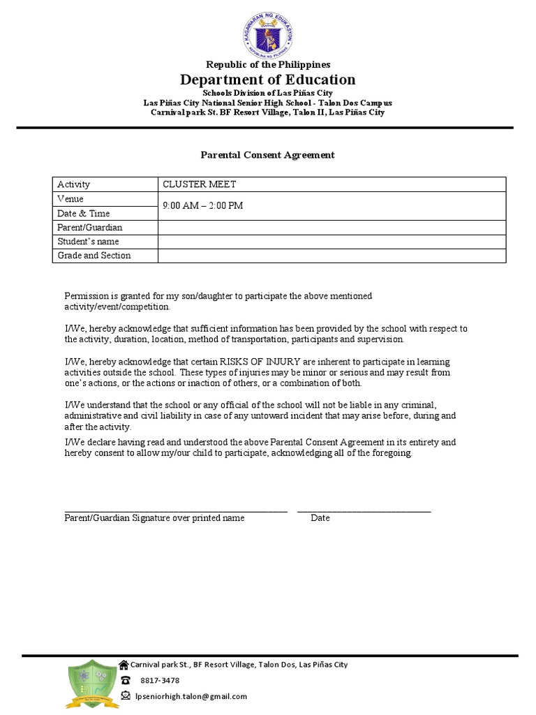 Parent Consent | PDF