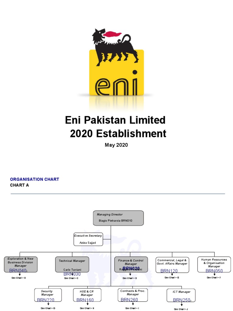 Eni Pakistan Organisation - Rev (Compatibility Mode) (Repaired) | PDF