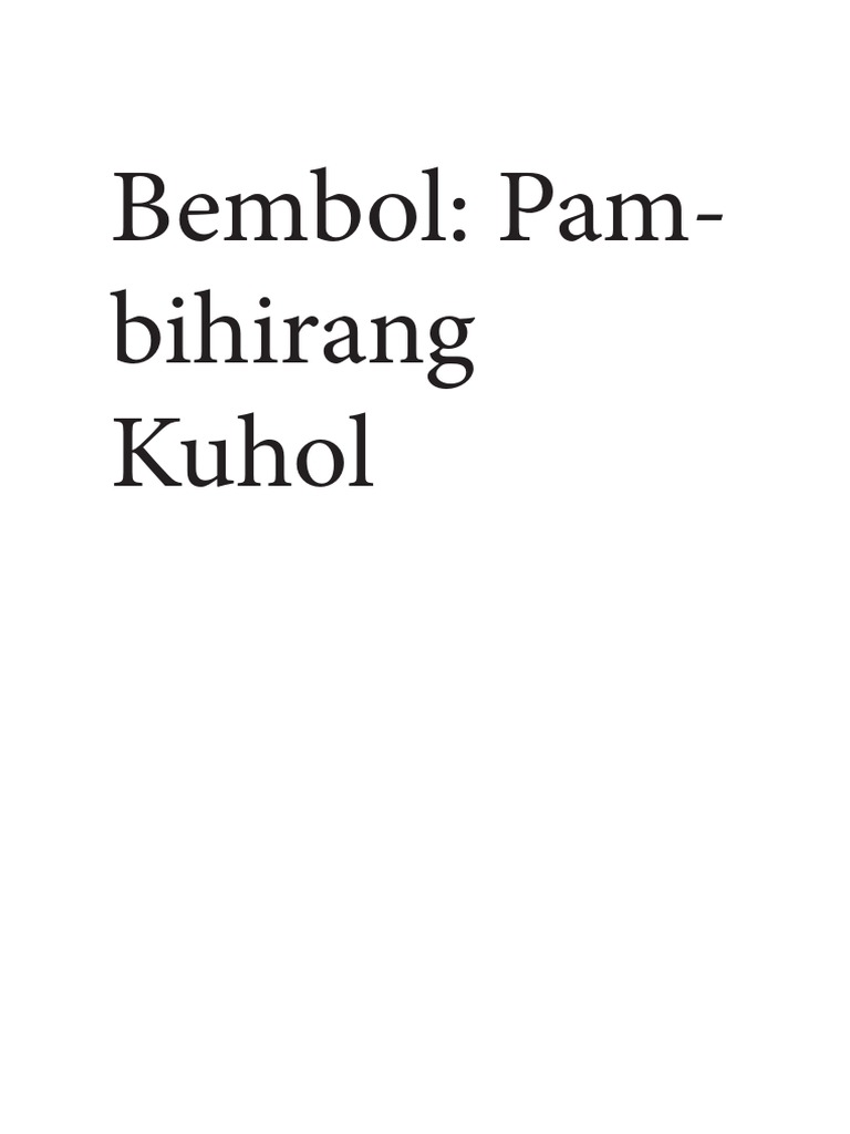 Bembol Draft | PDF
