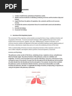 Respiratory History Taking: OSCE Checklist | PDF | Medical Specialties ...