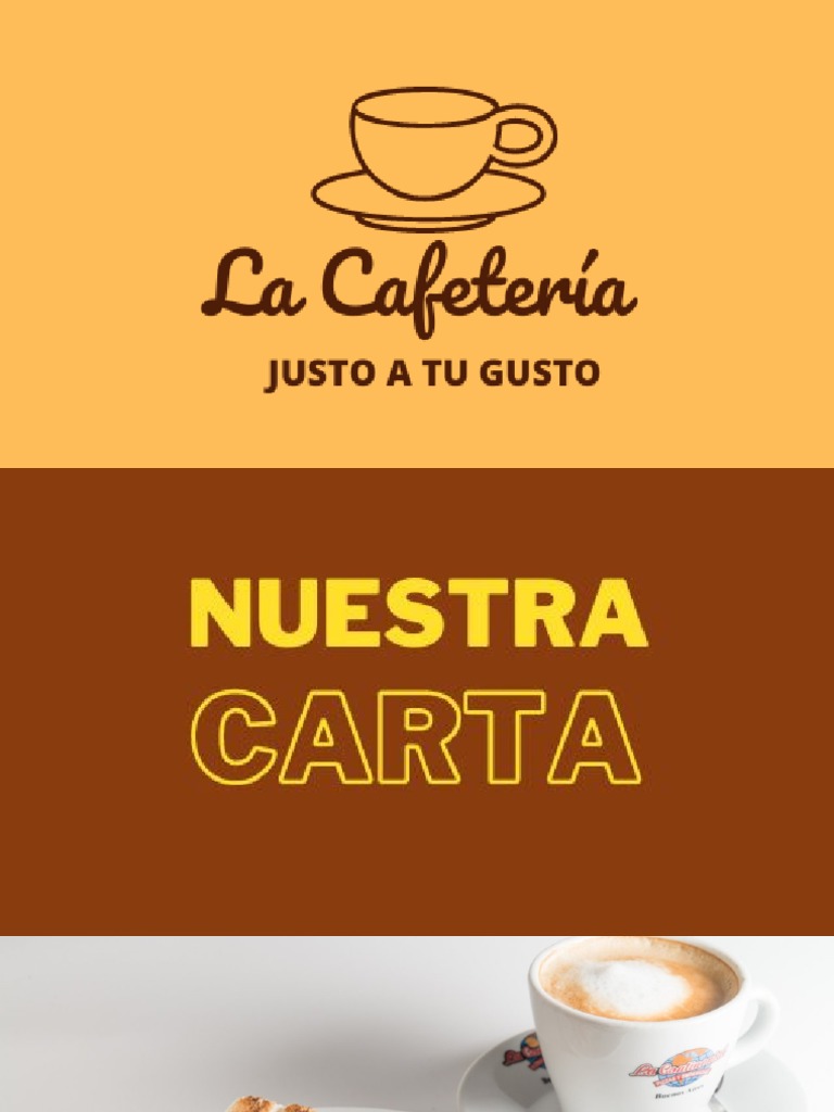 Catalogo Cafeteria | PDF