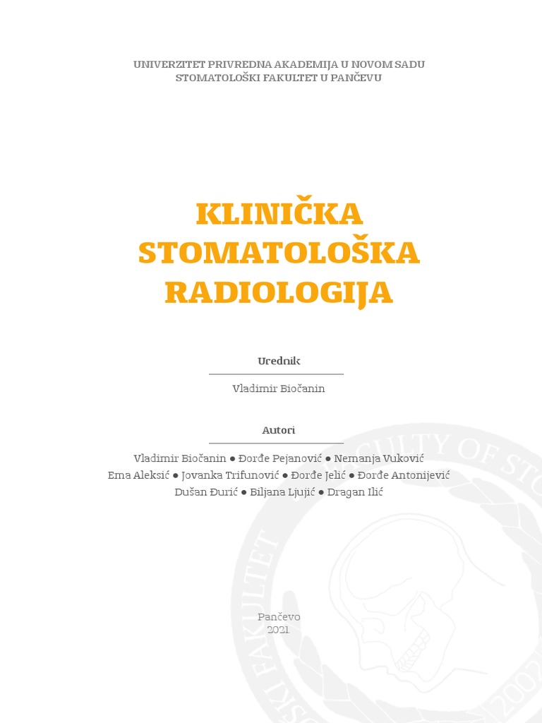 Stomatoloska Radiologija Prikaz | PDF