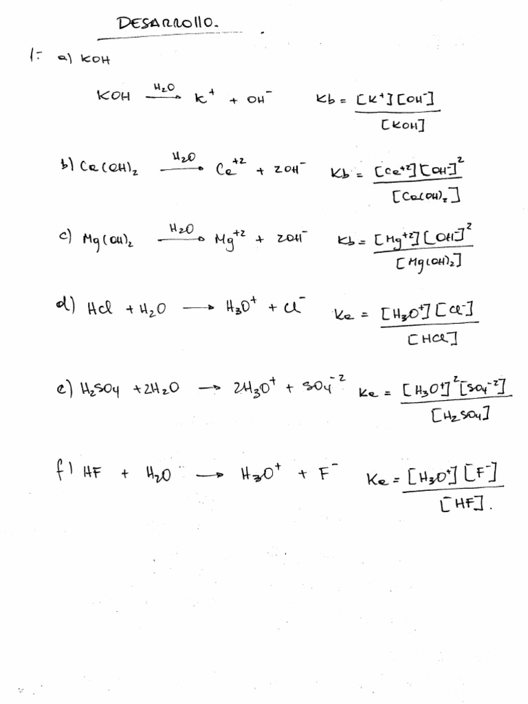 Desarrollo Guia Ejercicios PH | PDF