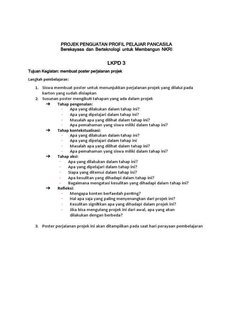 LKPD 3 | PDF | Karier & Perkembangan | Seni