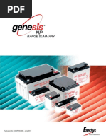 Enersys Selection Guide | PDF | Battery Charger | Rechargeable Battery