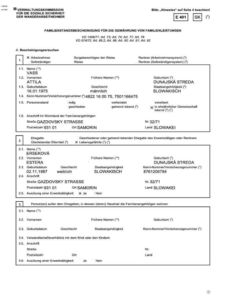 e401 Vass Attila | PDF
