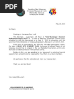 Basketball Solicitation Letter Sample | PDF | Sports & Recreation