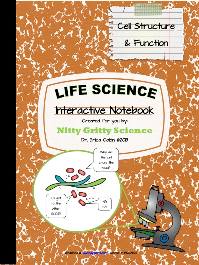 Interactive Notebook: Nitty Gritty Science | PDF | Cell (Biology) | Cell Membrane