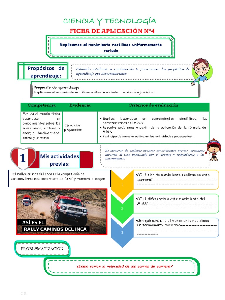 2° Ficha de Aplicación-Sesión4-Sem.1-Exp.4-Cyt | PDF | Aprendizaje | Universo