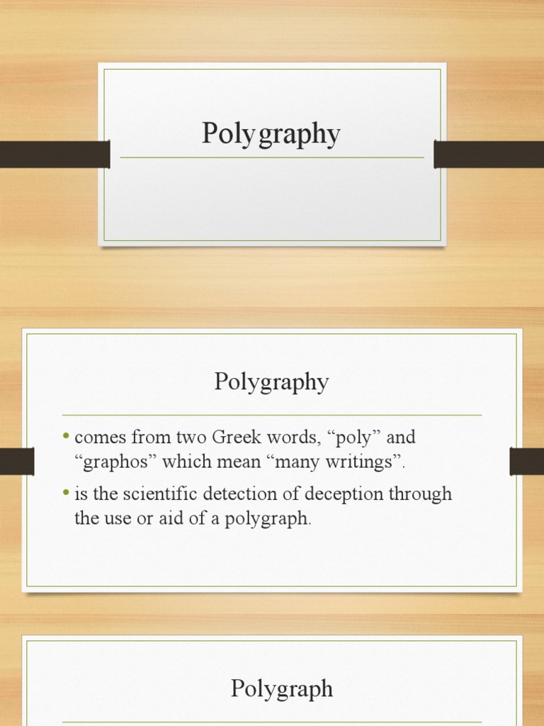 Polygraph y | PDF