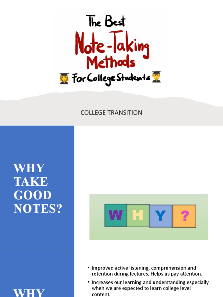 Focused Notetaking PPT 2023 | PDF