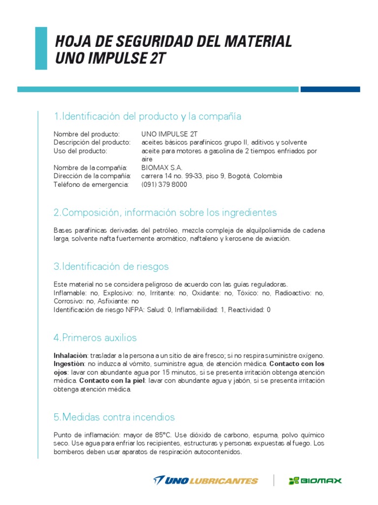 Impulse2T pdf-4 | PDF | Agua | Solvente