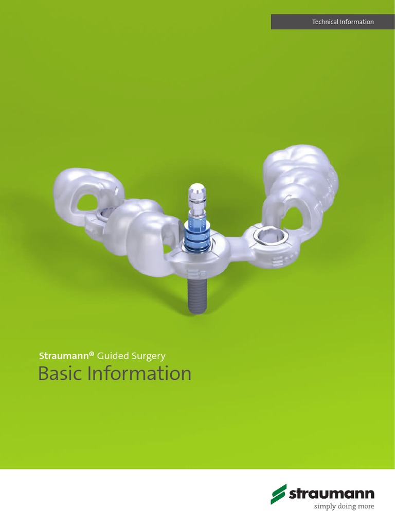 Straumann® Guided Surgery | PDF | Dental Implant | Surgery