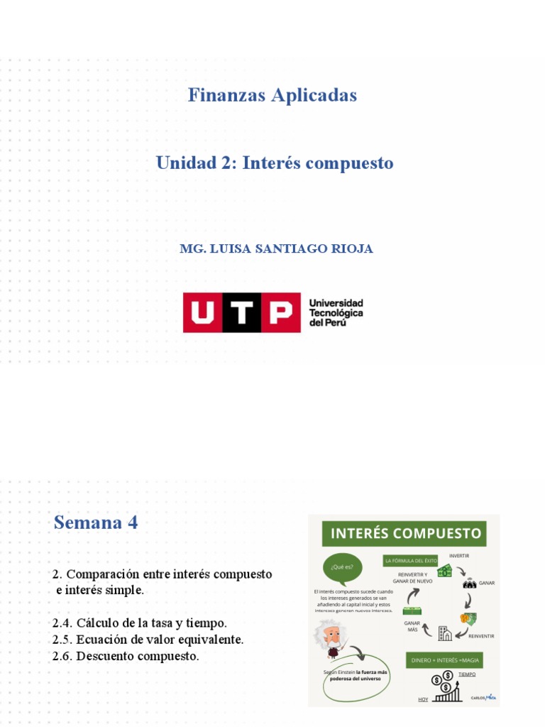 S04.s1 - Material Exposición FA | PDF | Interés | Interés compuesto