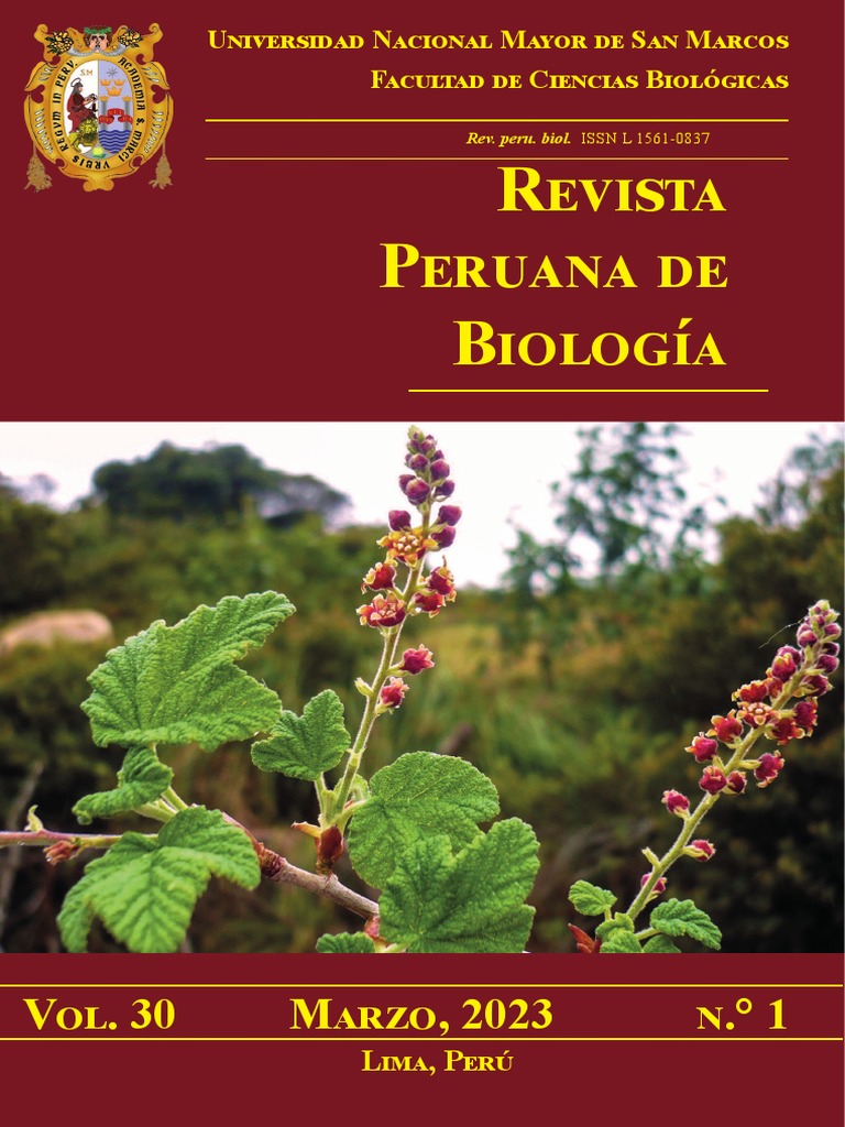 Revista Peruana de Biología v30n1 - Marzo Del 2023 | PDF | Perú