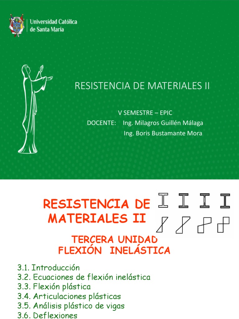 Tercera Unidad - 2022 | PDF | Viga (Estructura) | Doblar