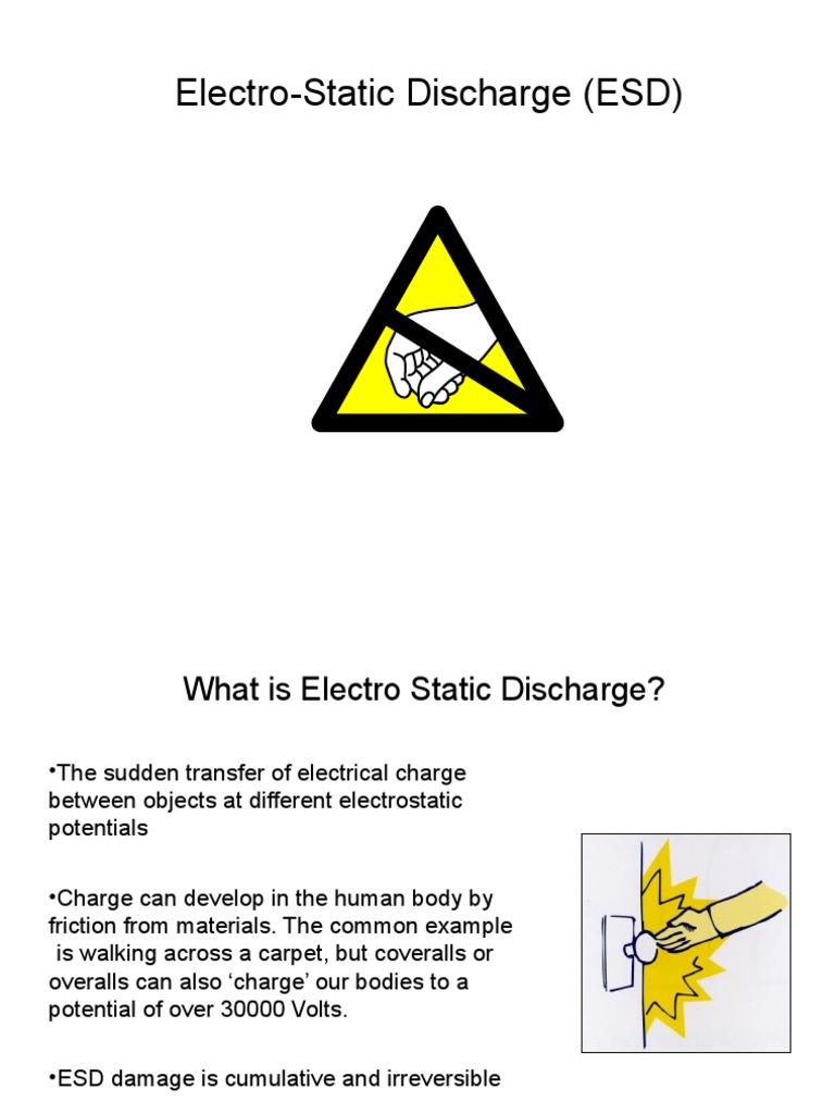 Electro-Static Discharge (ESD) | PDF