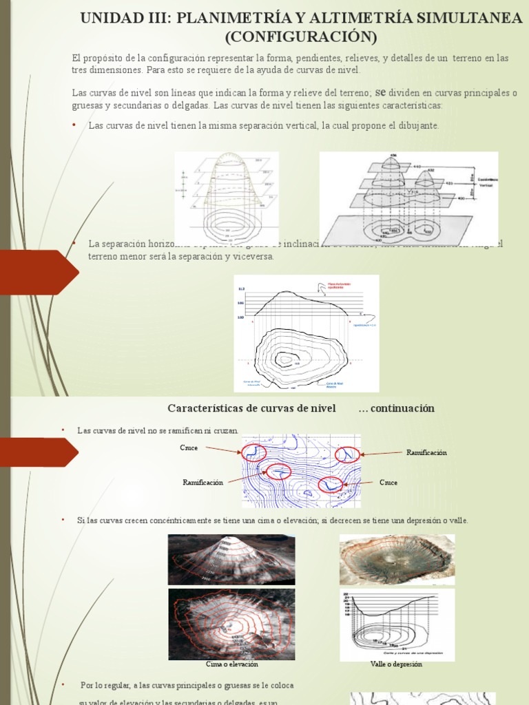 Planimetría y Altimetría en Terreno | PDF