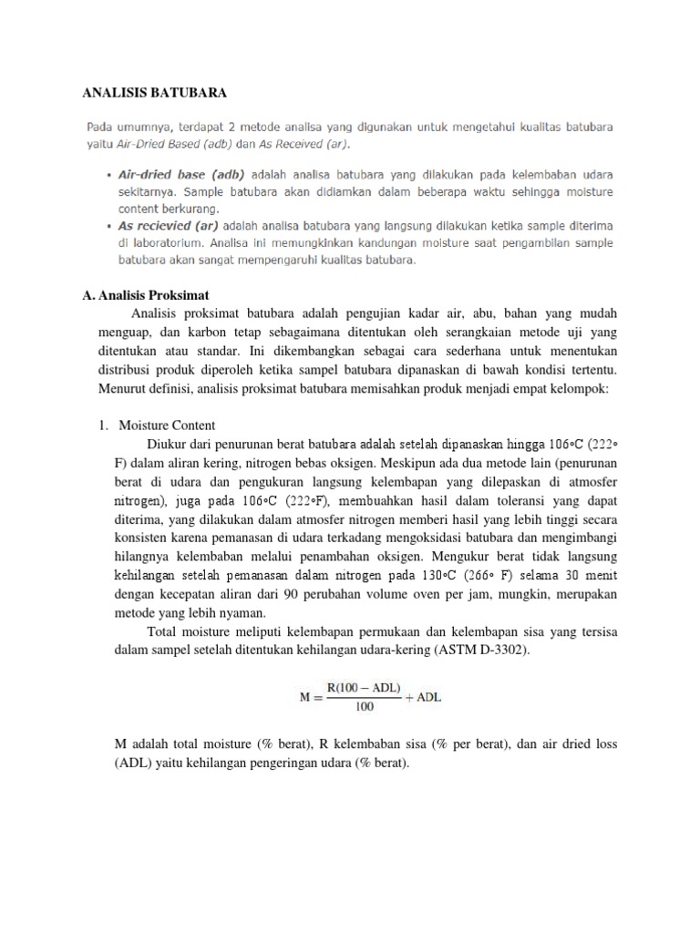 10-Analisis Batubara | PDF