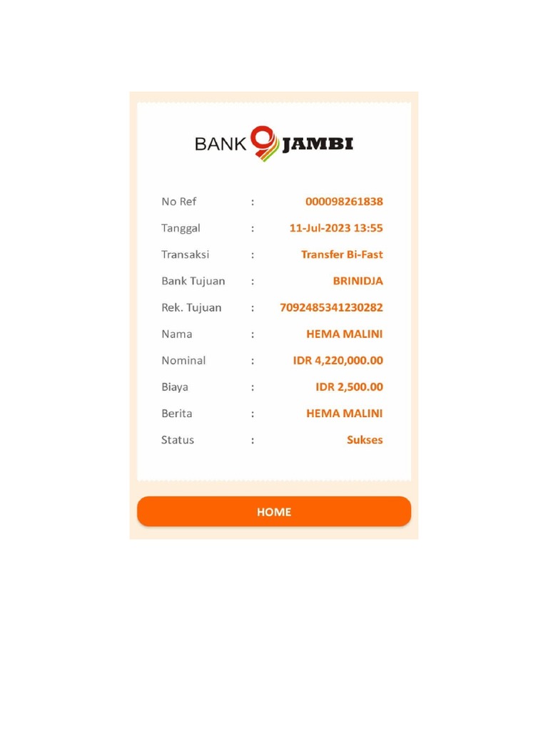 Bukti Bayar Ukt | PDF