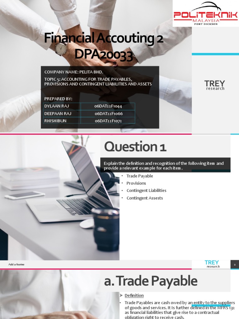 FA 2 Presentation | PDF | Accounts Payable | Liability (Financial ...