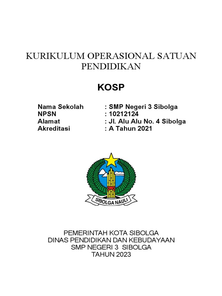 Kosp - SMPN | PDF