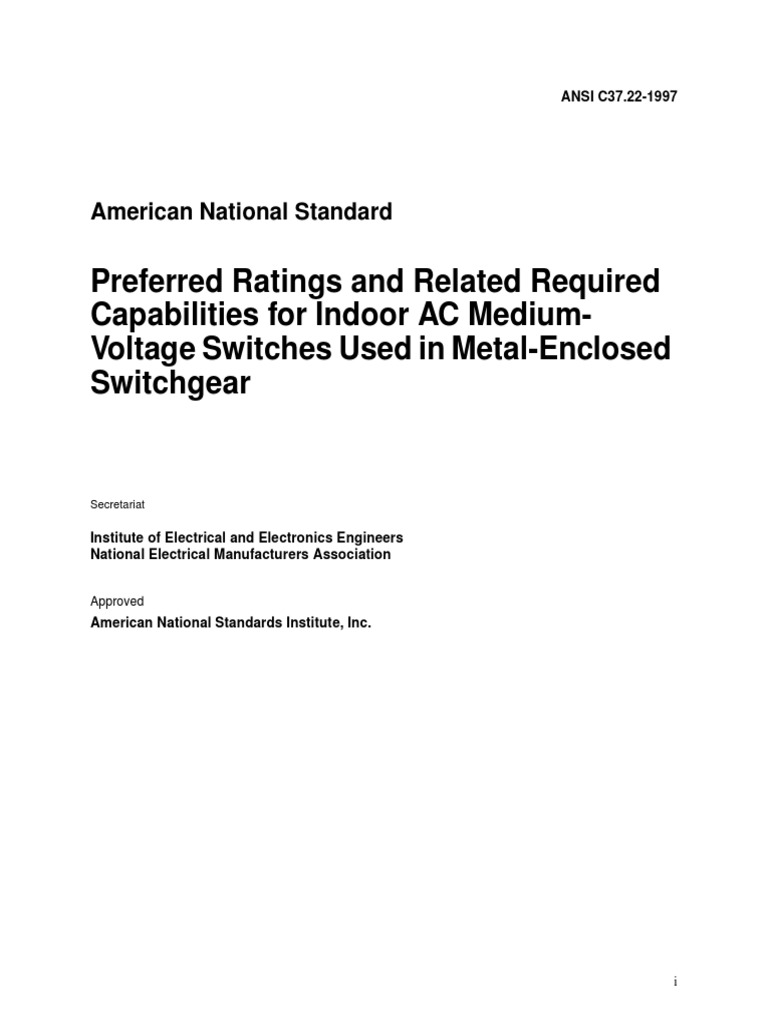 Preferred Ratings and Related Required Capabilities For Indoor AC ...