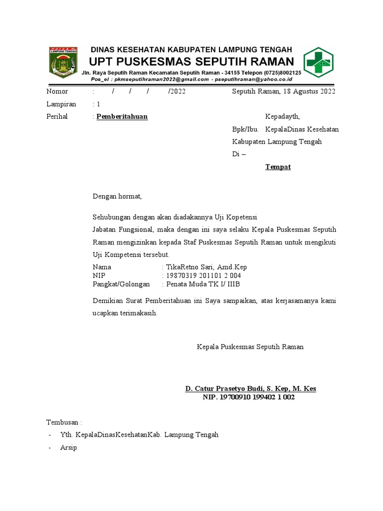 Dayu Surat Pernyataan Ukom | PDF