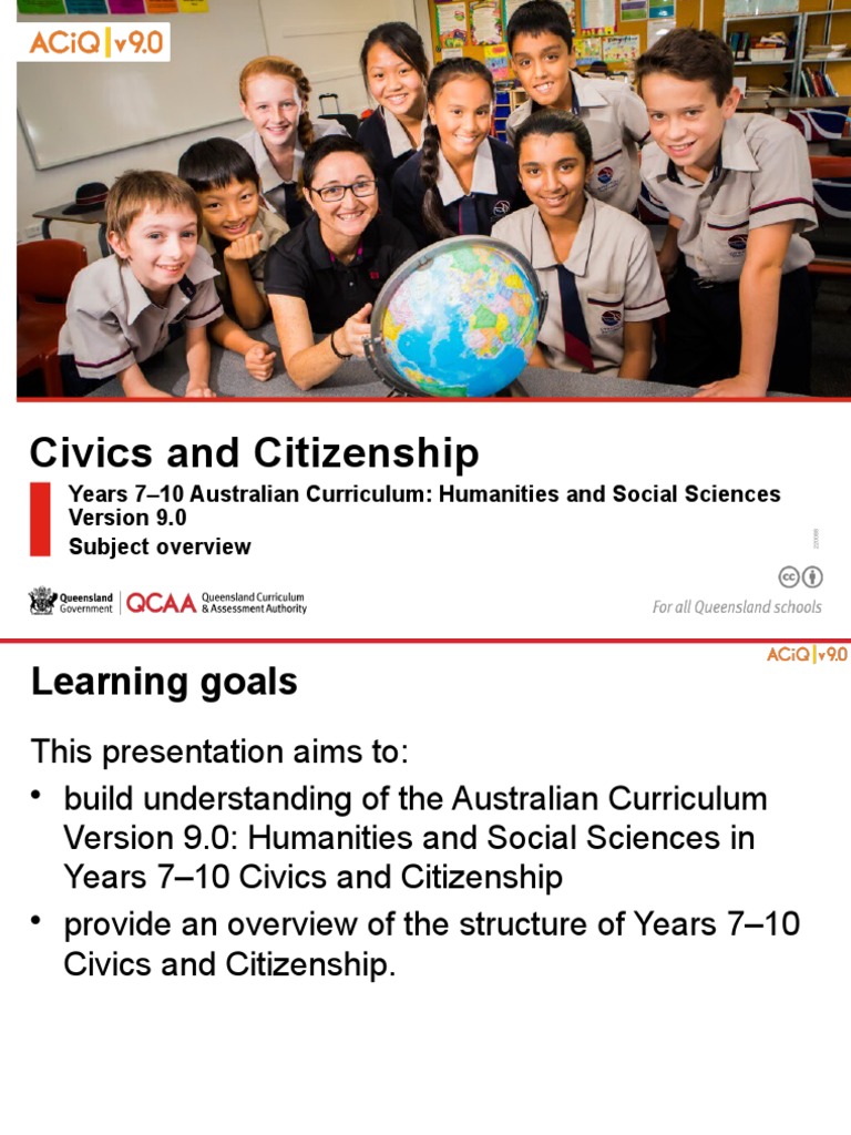 Ac9 Civ Cit Subject Overview Yr7-10 | PDF | Citizenship | Democracy