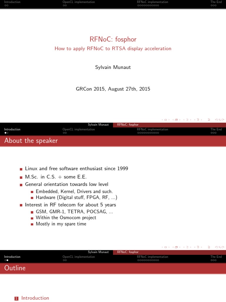 RFNoC: Fosphor - How To Apply RFNoC To RTSA Display Acceleration | PDF ...