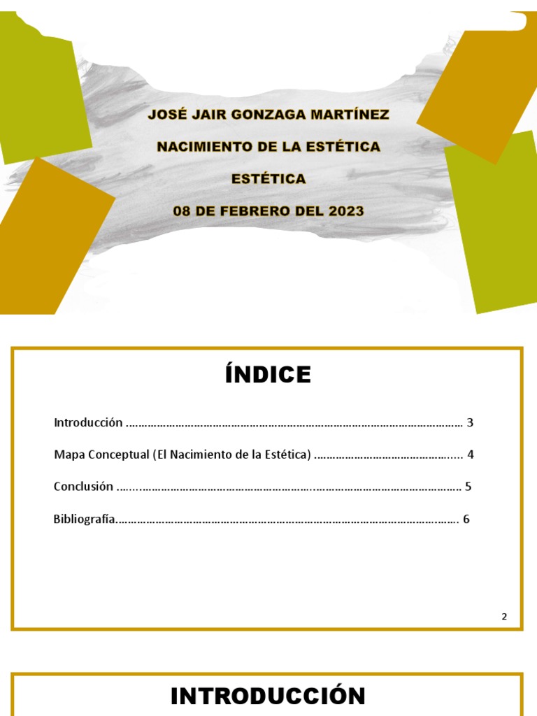 Nacimiento de La Estetica - JJGM | PDF | Estética | Belleza