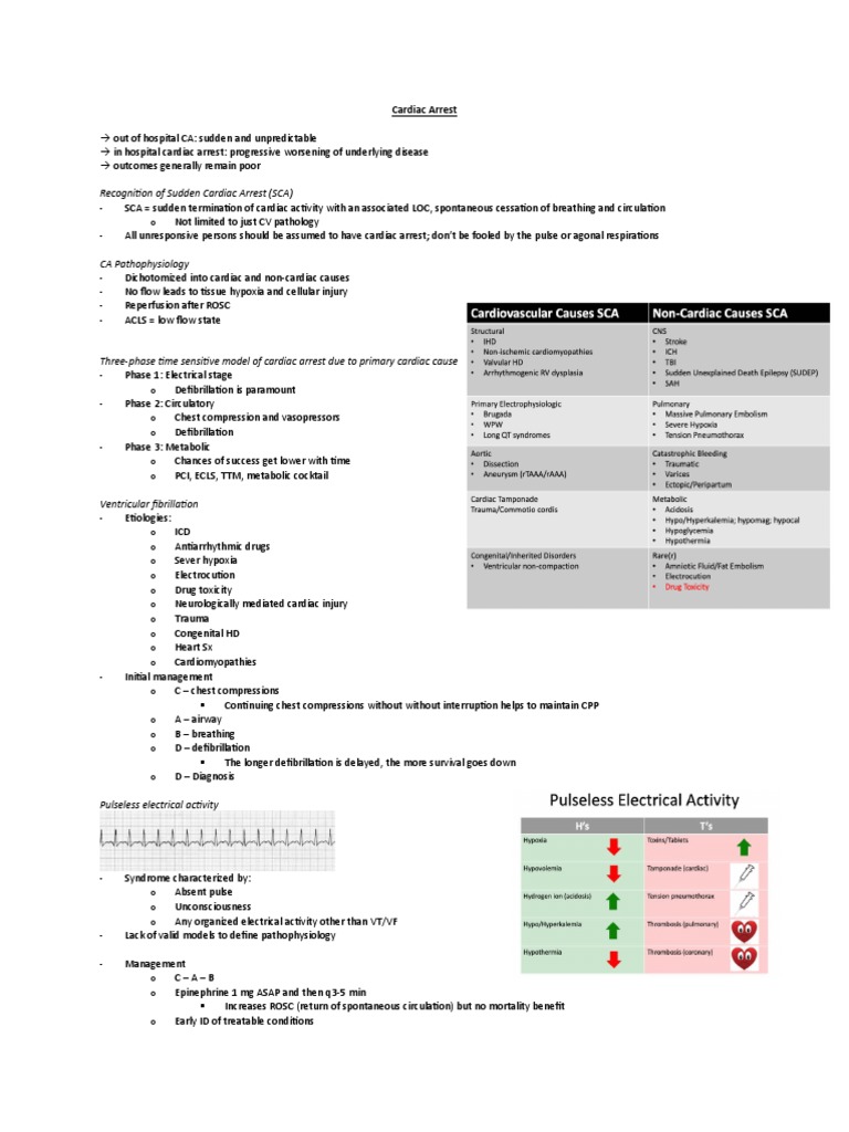 Cardiac Arrest | PDF | Cardiac Arrest | Internal Medicine