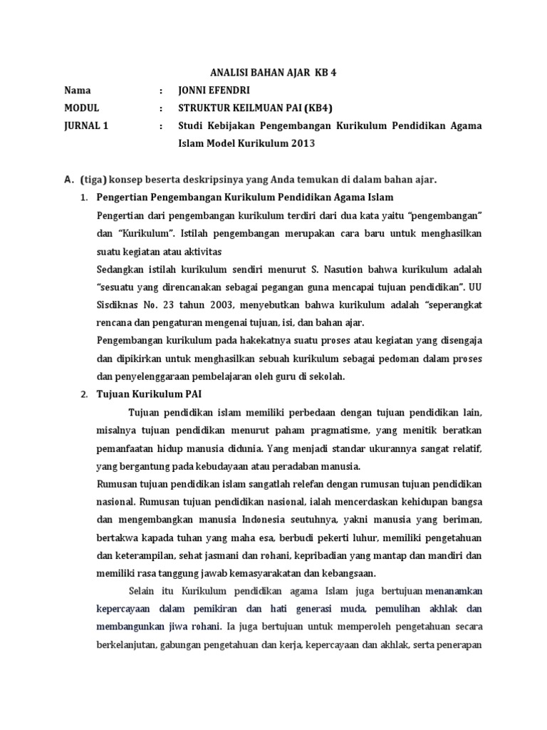 Analisa KB 4 Modul 4 - Je | PDF | Kesehatan Holistik | Sains & Matematika