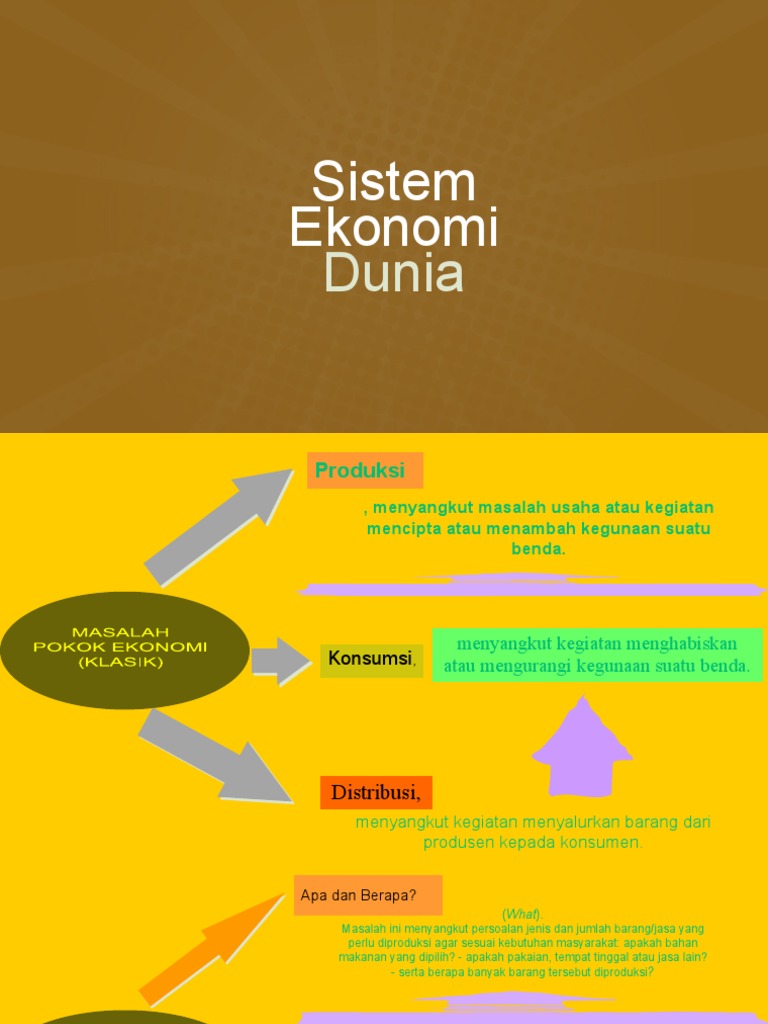 Sistem Ekonomi Dunia | PDF