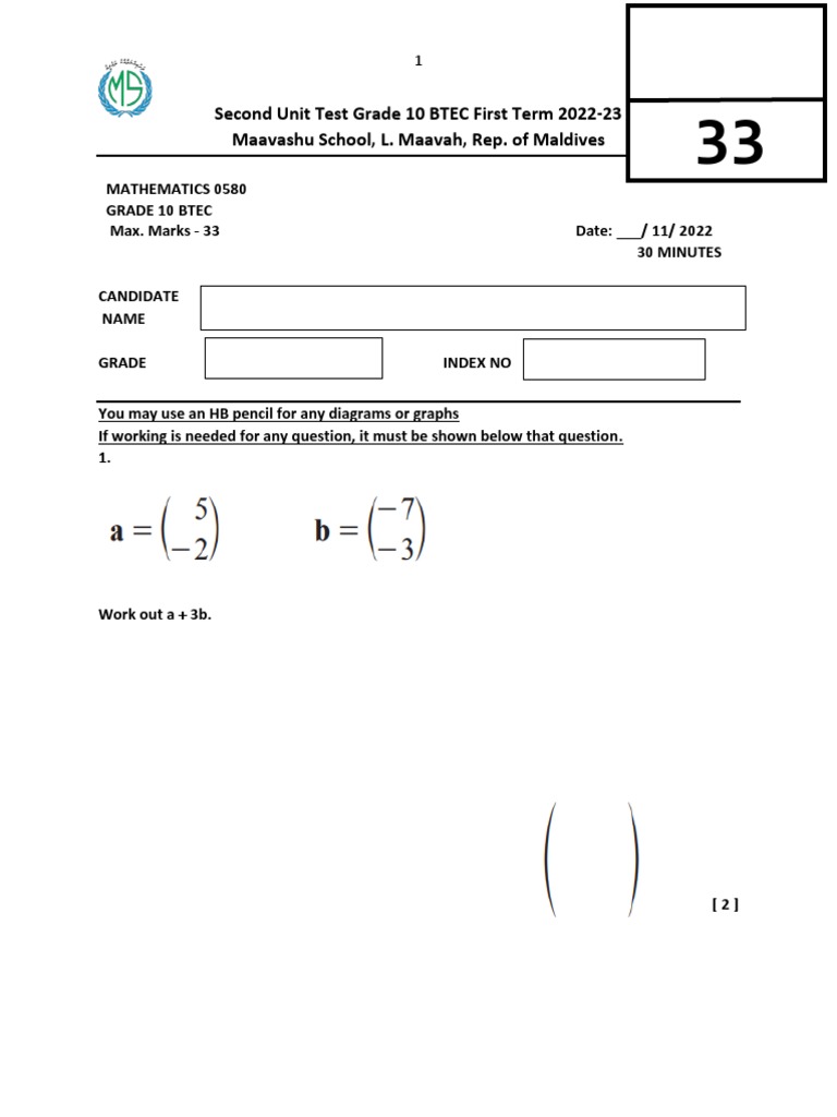 Question Paper gr10 Math 1 Copy Both Sided | PDF | Shape | Area
