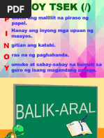 Rubric Sa Pagsayaw | PDF