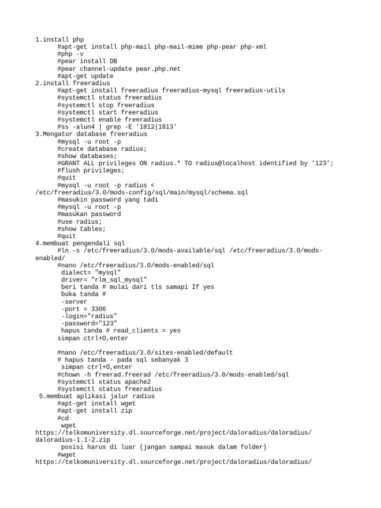Freeradius OK | Download Free PDF | Data Management Software | Data Management